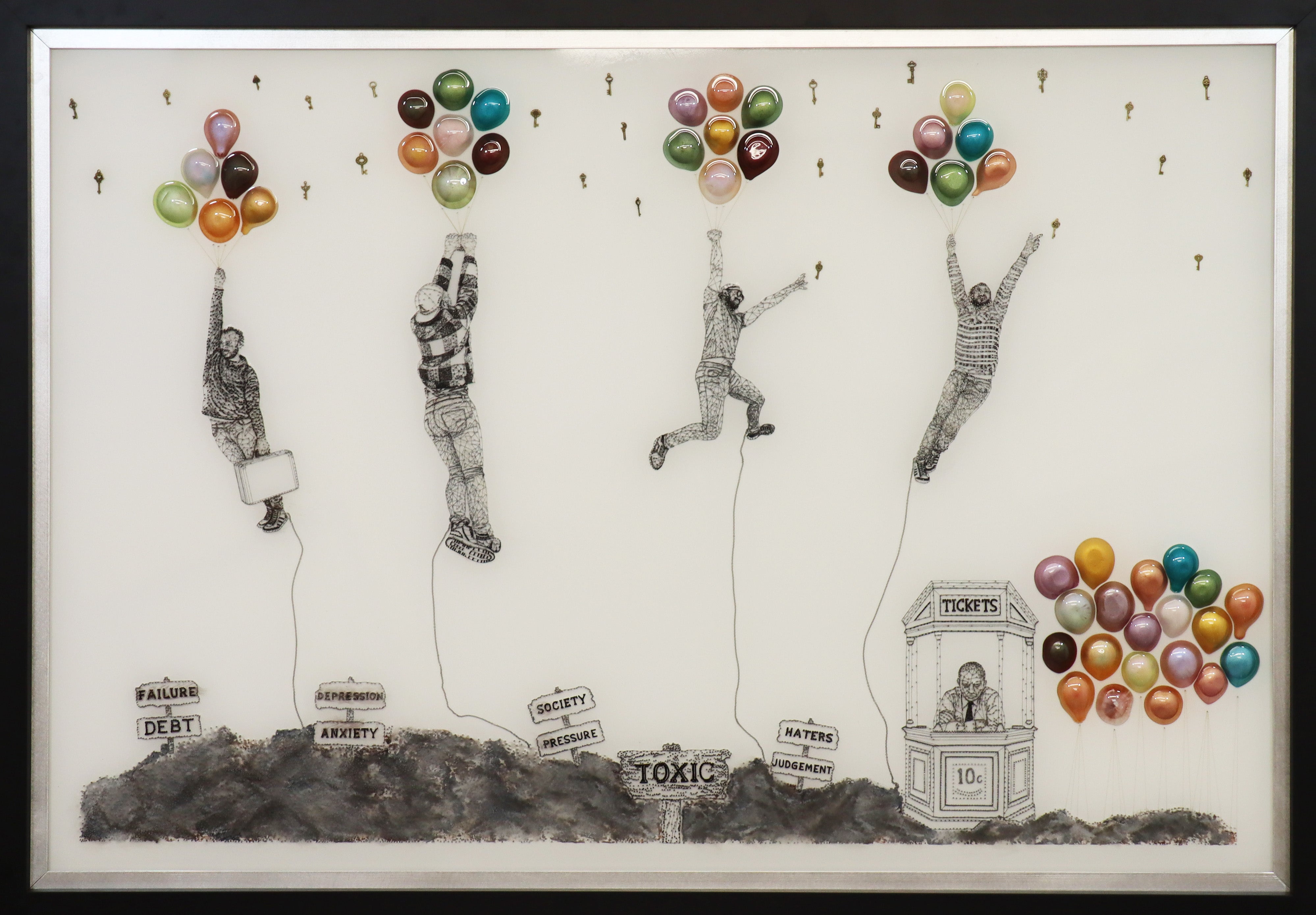 Balloon Escape – Stringometry Art Studio